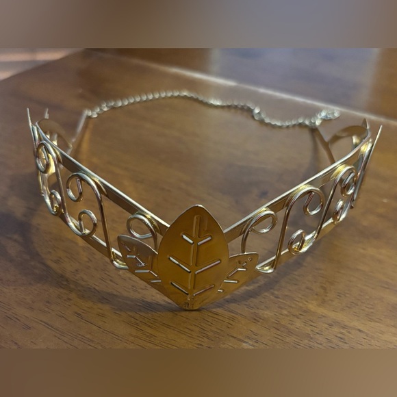 Accessories | Medieval Renaissance Style Costume Tiara Metal Leaf ...